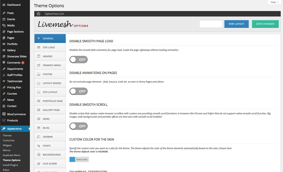 Invent WordPress Theme Documentation